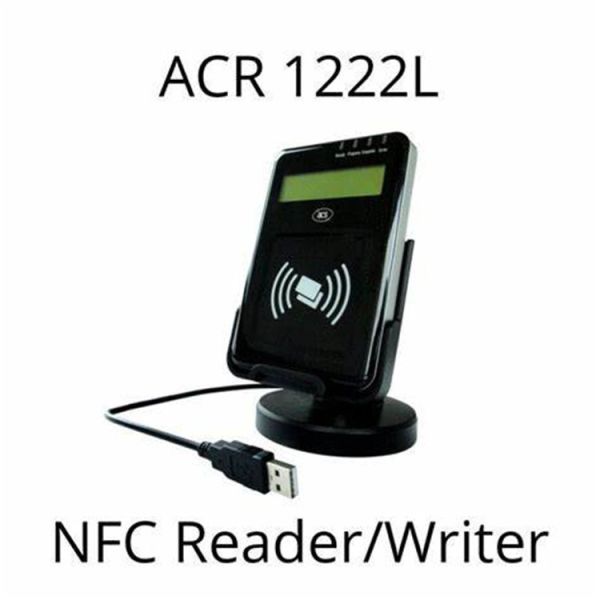 Quality LCD Display Contactless RFID NFC Reader ACR1222L For Bus Taxi for sale