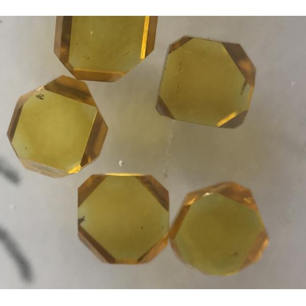 Quality HPHT Monocrystalline Diamond Rough Single Crystal Diamond High Cutting Speed for sale