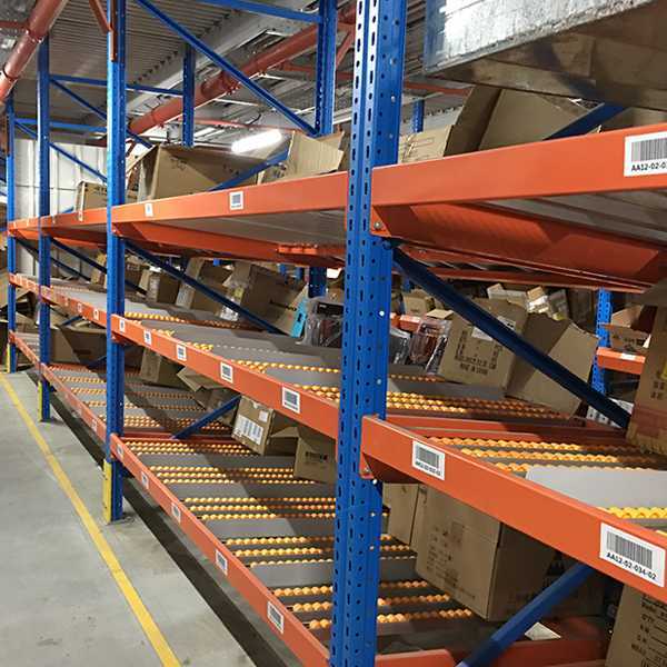 Quality Cold Chain Gravity Carton Flow Shelving Anti Condensation With Cold Resistant for sale