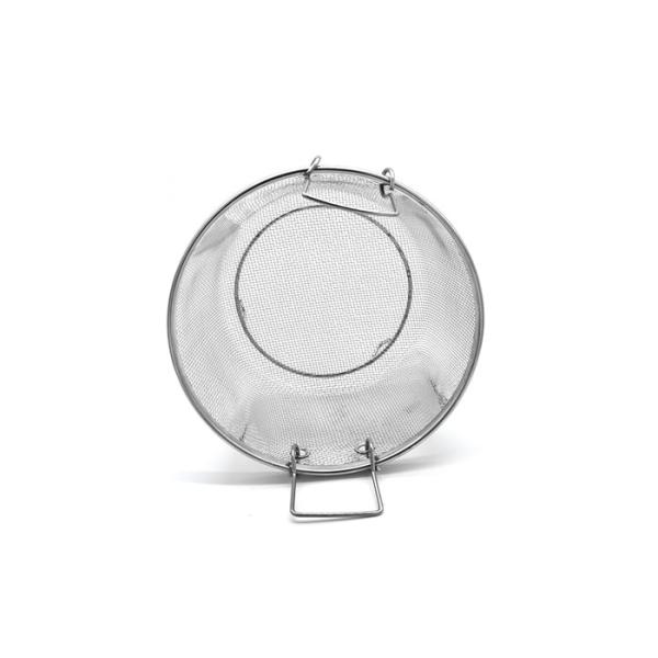 Quality Silicone Handle BF04 Stainless Steel Mesh Filter Baskets Metal Steamer 6QT for sale