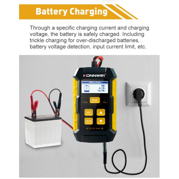 Quality MCA 100Ah OBD2 EOBD Protocol Car Battery Tester For 12V Vehicles for sale