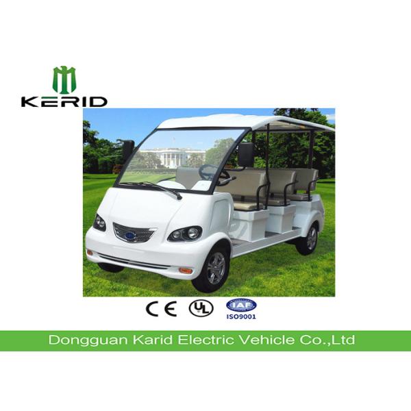 Quality Glass Fiber Body Electric Recreational Vehicles 8 Seats For Public Area for sale