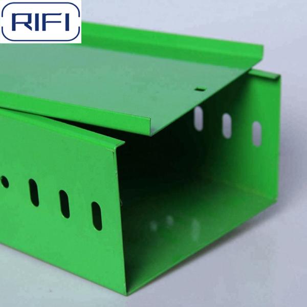 Quality 6 Meter Length Electrical Channel Cable Tray Fire Resistance Cable Trunking For for sale