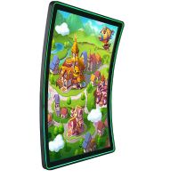 Quality 4k Resolution Curved Monitor VGA HDMI DP Input Casino Touch Screen for sale