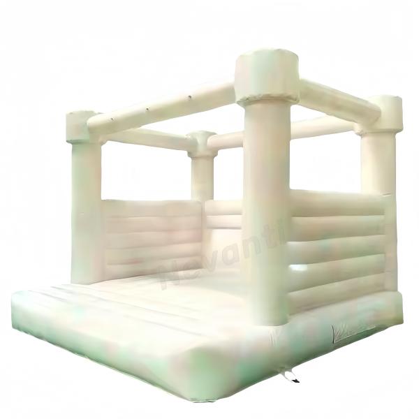 Quality CE Blower Included Mini White Bouncer Inflatable Jumping Castle for Party Rental for sale