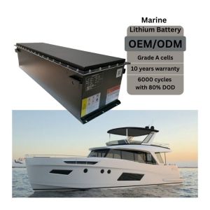Quality OEM Lithium Deep Cycle Marine Battery 96v400ah High Energy Density for sale