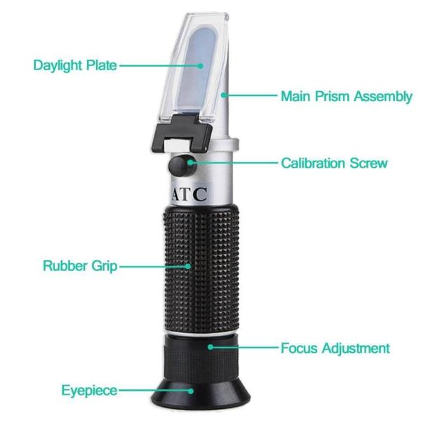 Quality 5 in 1 Antifreeze Refractometer Automotive Battery Coolant Tester with for sale