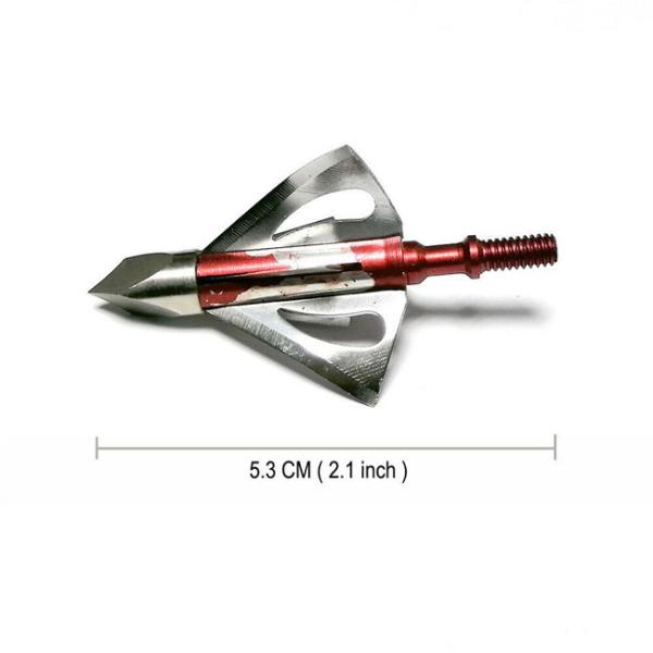 Quality ODM Red Spintite Crimson Talon Archery Broadhead Tip 100grain 3blade for sale