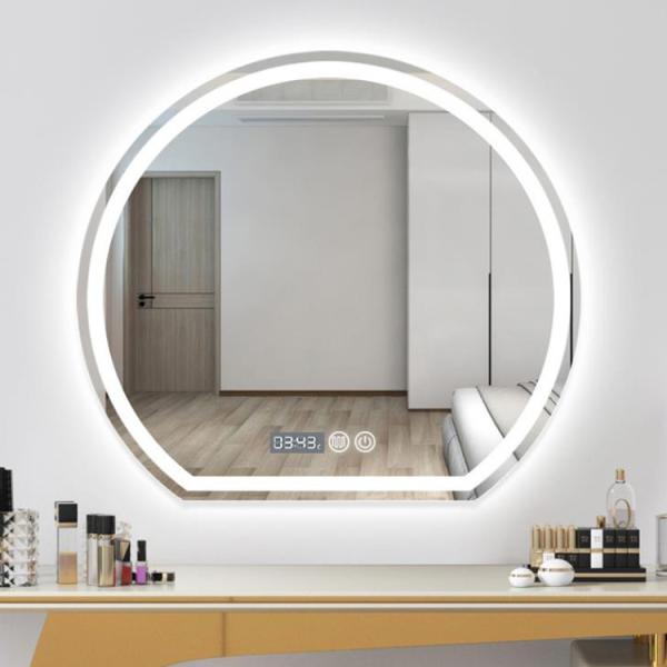 Quality Customized LED Round Bathroom Mirror Aluminum LED Lighted Bathroom Mirror 12V for sale