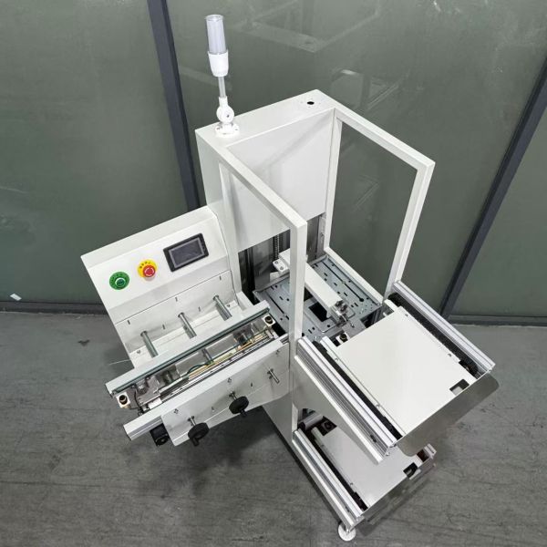 Quality Automatic SMT L-type PCB Unloader featuring Down Loader and Magazine Collector for sale