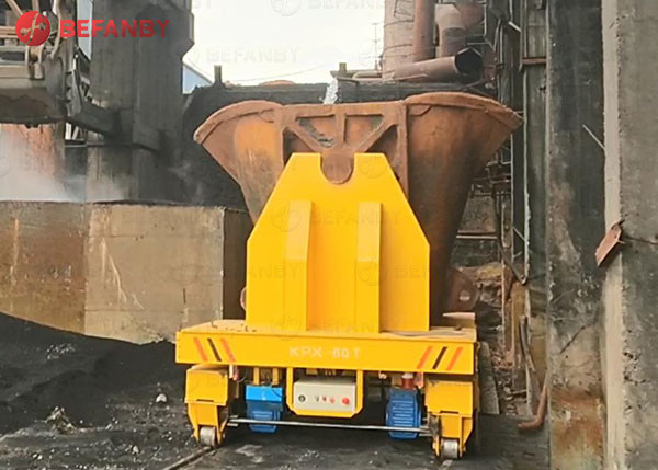 Quality 15 Tons Ladle Move Customized Transfer Cart for sale