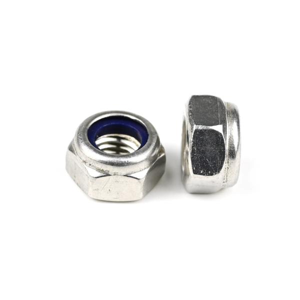 Quality Hexagon Bule Nylon Insert Self Locking Nut Payment Term T/T Stainless Steel 304 for sale