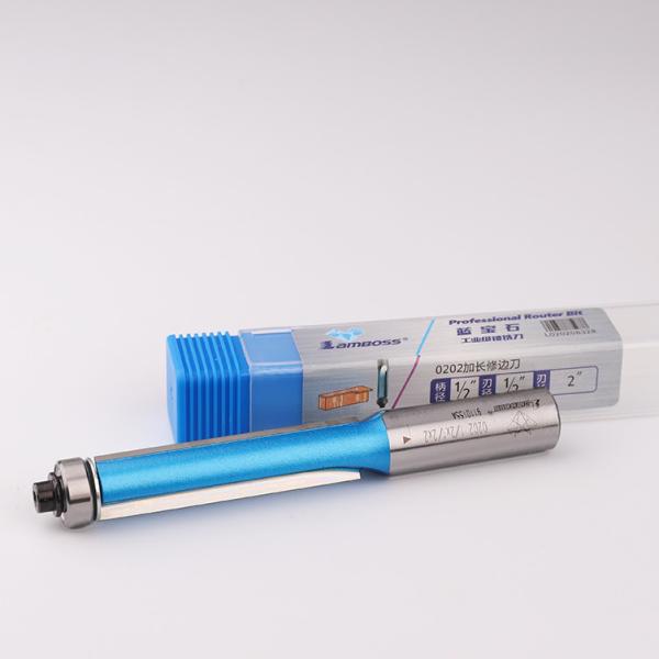 Quality Carbide Straight Bearing Router Bits Double Edge Wear Resistant for sale
