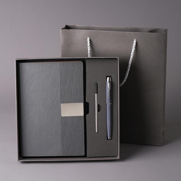 Quality Full Customize Notebook Pen Ink Set Gift Box Colorful PU Leather Notebook for sale