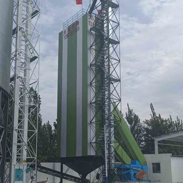 Quality Moisture Content ≤13% Rice Drying Tower with Air Cooling Method for sale