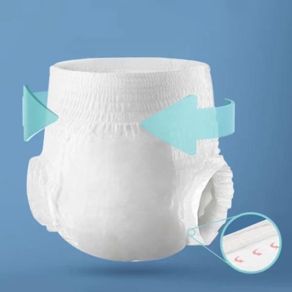 Quality Breathable White Pull On Incontinence Pants with Elastic Waist for sale