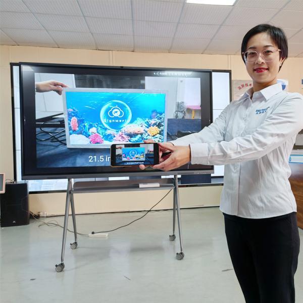 Quality 65 86 100 Inch Electronic Smart Interactive Whiteboard Classroom for sale