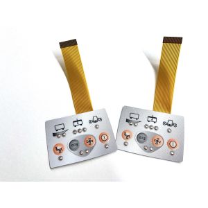 Quality Waterproof Sealed Membrane Switch Keypad With Illuminated LED And Copper Circuit for sale