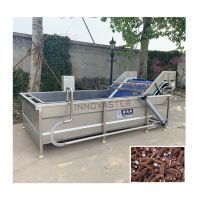 Quality 380v Commercial Fruit And Vegetable Washer Bubble Washing Machine For Beverage for sale