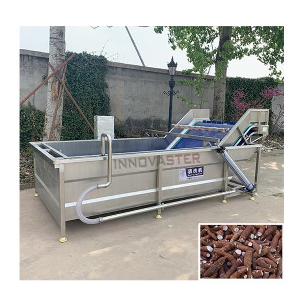 Quality 380v Commercial Fruit And Vegetable Washer Bubble Washing Machine For Beverage Shops for sale