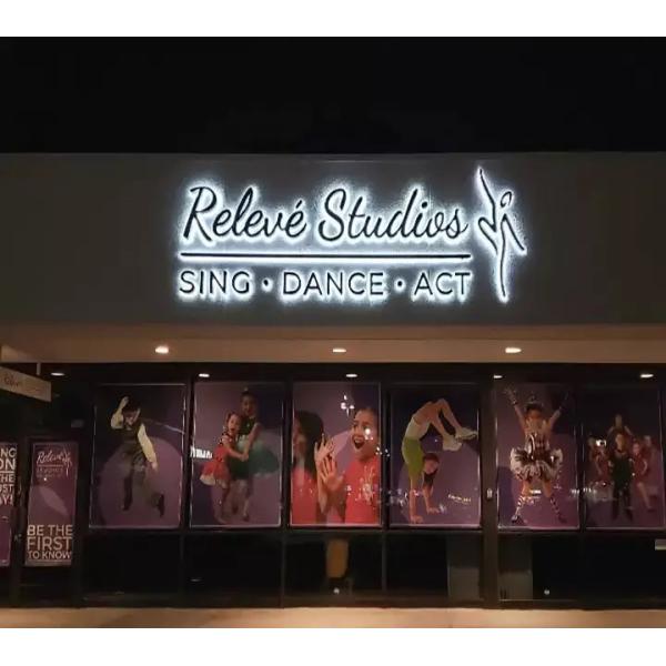 Quality Customized Acrylic Logo New LED Light Box Creative Luminous Character 3D LED for sale