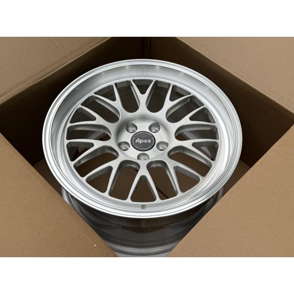 Quality Apex ML-10RT Forged Wheels Machined Lip Brushed Clear for sale