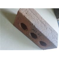 Quality High Strength Perforated Clay Bricks Rough Surface 210x100x65mm for sale