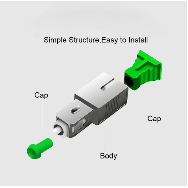 Quality Single Mode Multimode Fiber Optic Connector FTTH Sc Upc Fast Connector for sale