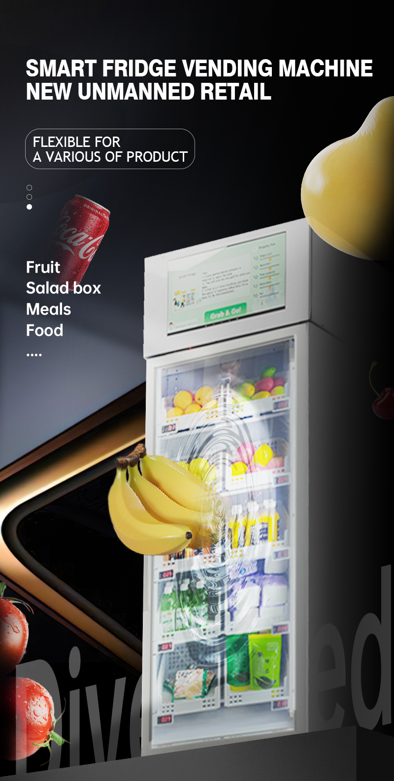 why micron smart fridge vending machine can increase your 30% income?