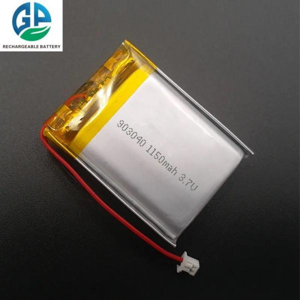 Quality 3.7v 1150mah 903040 Rechargeable Lipo Battery 4.07wh for sale