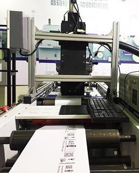 Quality Paper Tape Adhesive Flexo Label Printing Machine 10m/Min for sale