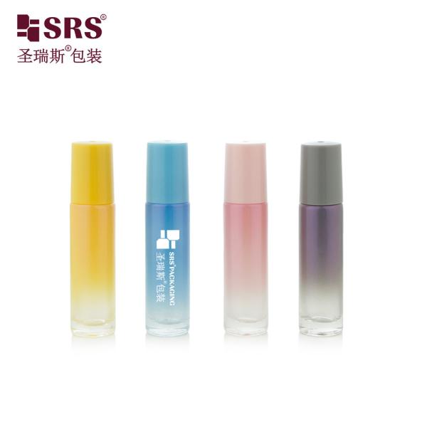 Quality BLPM-10ml Pink Empty Roller Ball Vial Container In Cylindrical Round Shape For for sale