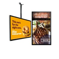 Quality 43 49 55 Inch Indoor 1500nits LCD Menu Screen for Window Advertising Screen Shop for sale