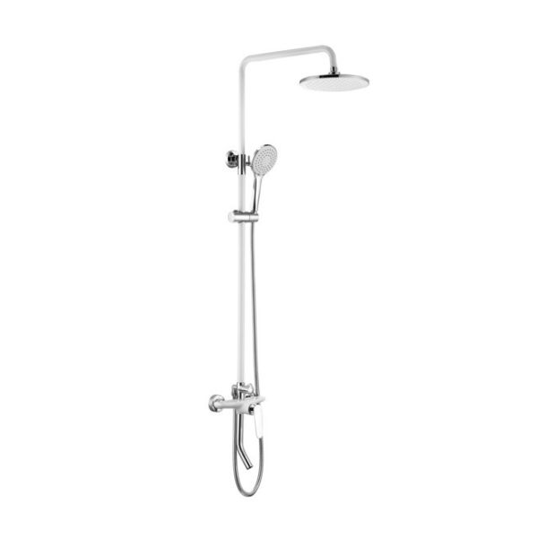 Quality Bathroom Mixer Tap With Shower Set and Square Shower Head for Build In Shower System for sale