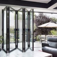Quality Aluminium Framed Removable And Sliding Folding Patio Bifold Glass Doors System for sale