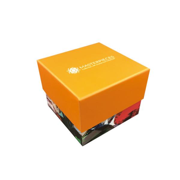 Quality Orange Exquisite Paper Gift Packaging Box , Apple Watch Packaging Box for sale