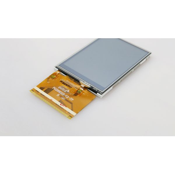 Quality Polcd 240x320 resolution 37 pin TFT LCD ILI9341V drive ic 2.8 Inch Touch Screen for sale