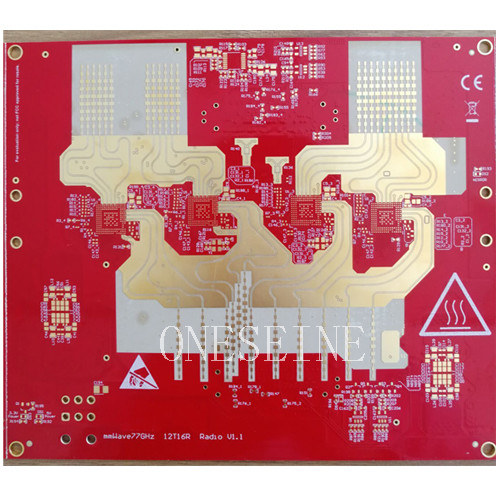 Quality Anticollision Pcb Prototype Radar MmWave 77GHZ Radio High Frequency PCB Design for sale