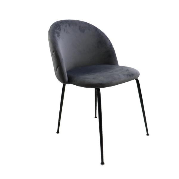 Quality Soft Velvet Upholstered High Back Armless Chairs for Modern Restaurant Seating for sale
