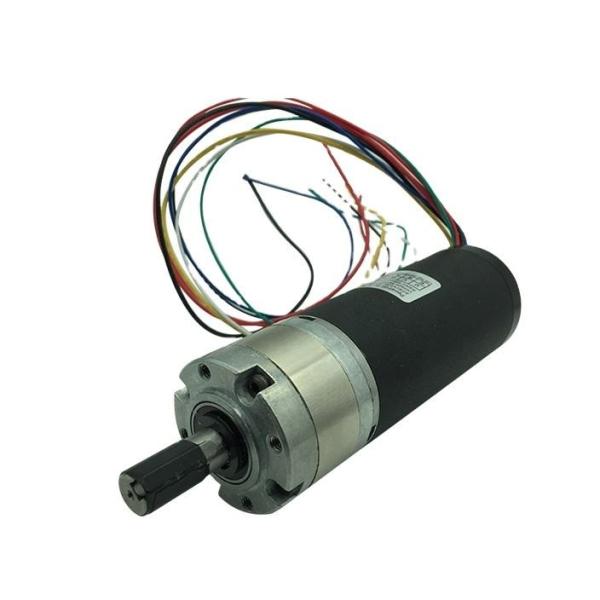 Quality 42JXE100K.42RBL Helical Gear Planetary Gearbox Reducer Electric DC Brushless for sale