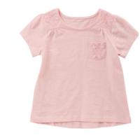 Quality Short Sleeve Girl Pink Summer Shirts for sale