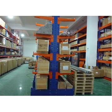 Powder Coating Structural Steel Storage Racks Warehouse Cantilever Racking