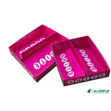Stand Retail Counter 300gsm CCNB Cosmetic Display Boxes Cardboard Kraft