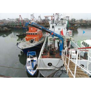 Quality 7 T Marine Hydraulic Telescopic Crane With International Brand Components for sale