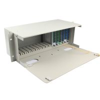 Quality Telecom Communication 19" Fiber Optical Rack Mount Splitter Cabinet LGX Type for sale