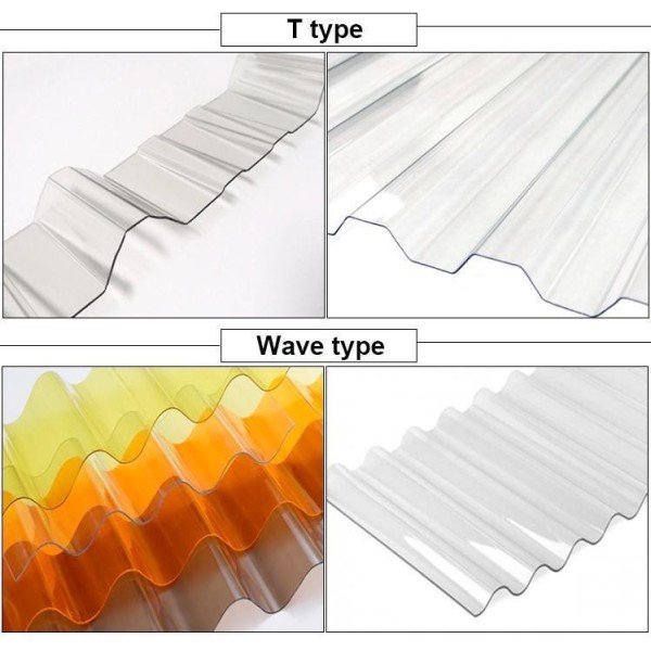 Quality Customized Corrugated Plastic Roofing Sheets 0.8mm-3mm Thickness for sale