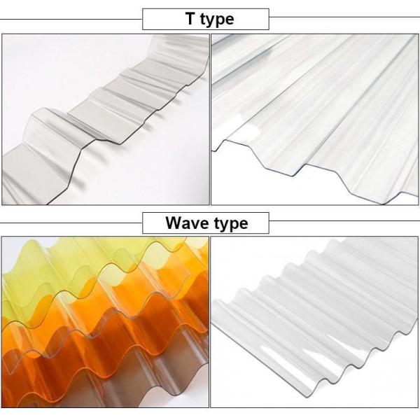 Quality UV PC Transparent Sheet , Polycarbonate Clear Corrugated Plastic Sheets For for sale