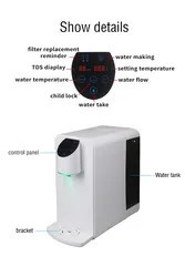 Quality 75 Gallons Kangen Hydrogen Water Machine Viserton Membrane for sale