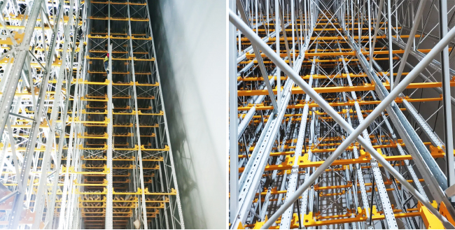Four-Way Shuttle Pallet ASRS Room Temperature Warehouse Automatic Storage and Retrieval System Radio Shuttle Racking