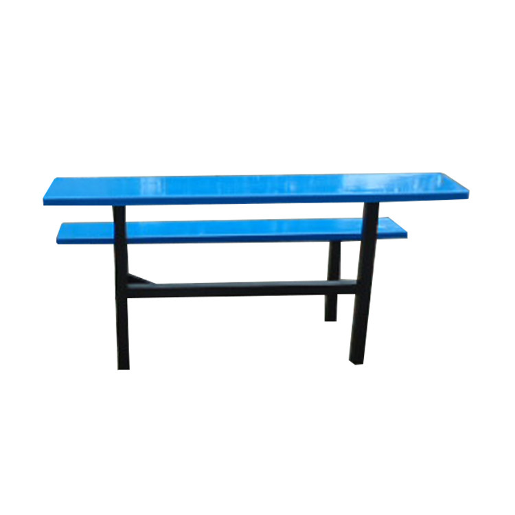 Quality 3 Seater Single Side Dining Table And Chairs Cafeteria Table Set for sale
